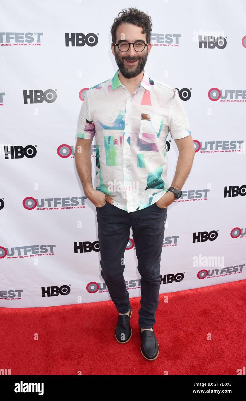 Jay Duplass attending the 2017 Outfest Los Angeles LGBT Film Festival ...