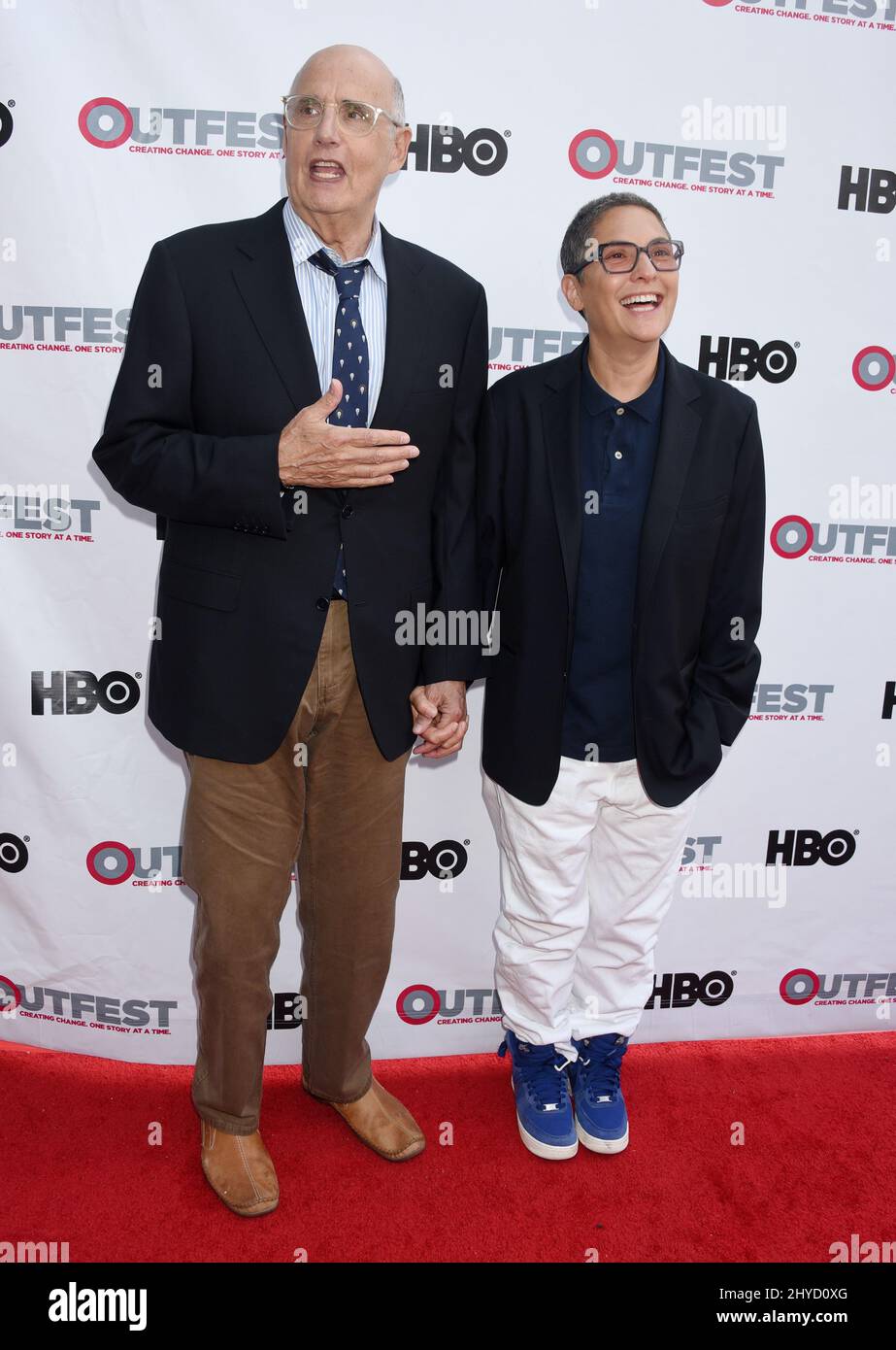Jeffrey Tambor and Jill Soloway attending the 2017 Outfest Los Angeles ...