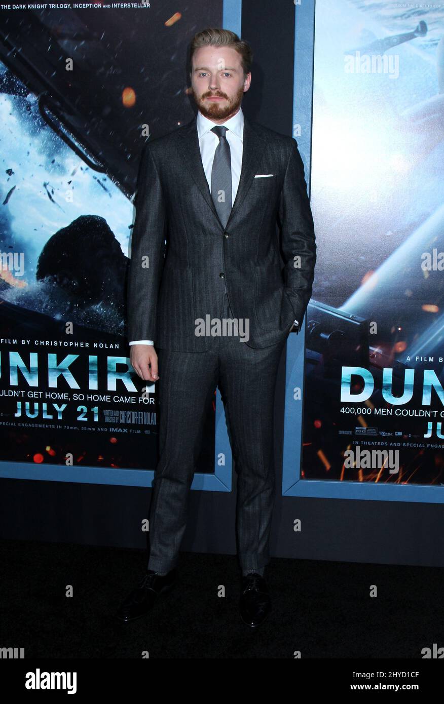 Jack Lowden 'DUNKIRK' US Premiere Held at the AMC Loews Lincoln Square ...