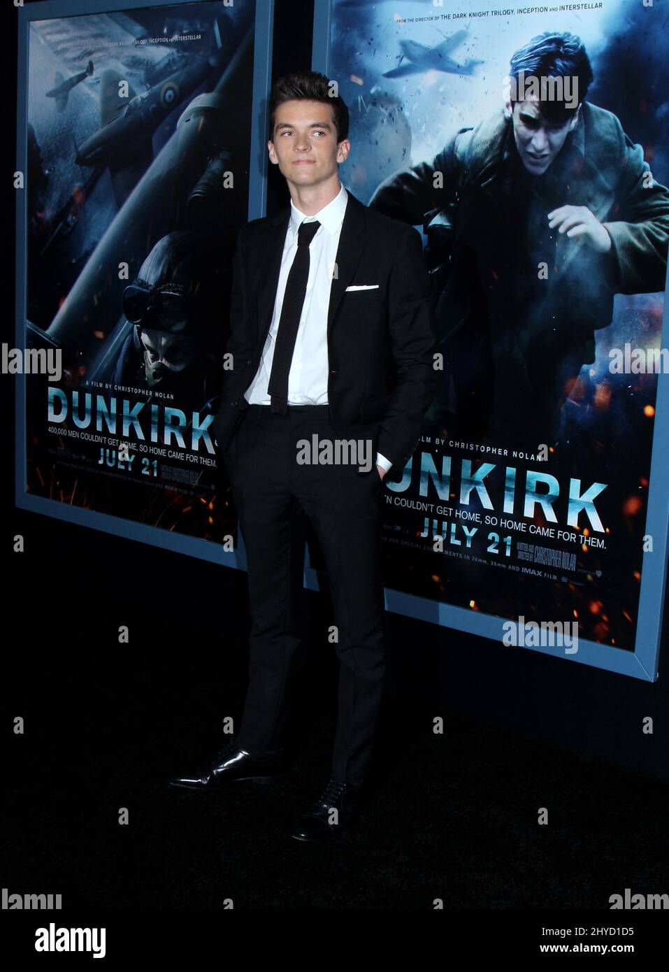 Fionn Whitehead 'DUNKIRK' US Premiere Held at the AMC Loews Lincoln ...