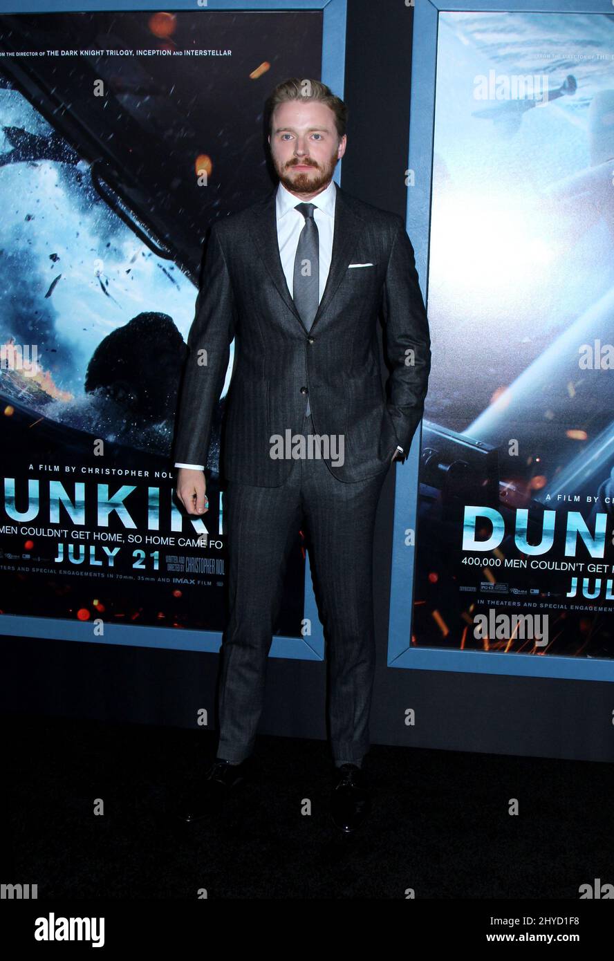 Jack Lowden 'DUNKIRK' US Premiere Held at the AMC Loews Lincoln Square ...