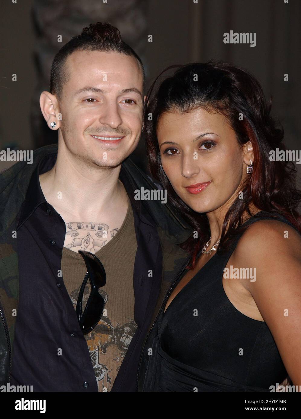 November 21, 2006 Los Angeles, Ca. Chester Bennington & Wife Talinda ...