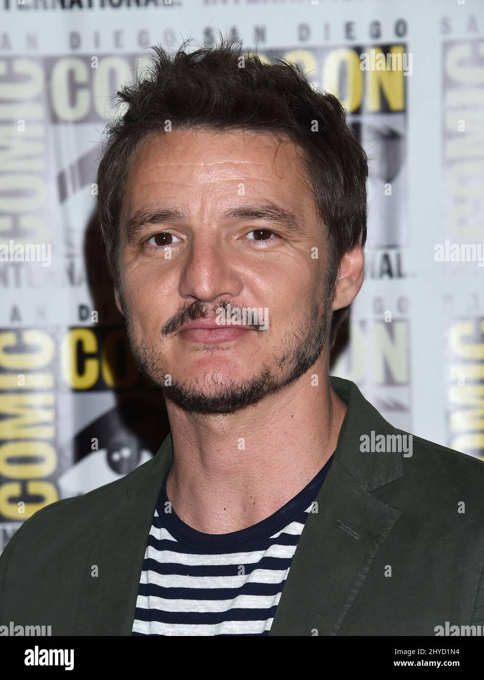 Pedro Pascal attending the "Kingsman: The Golden Circle" cast at Comic ...