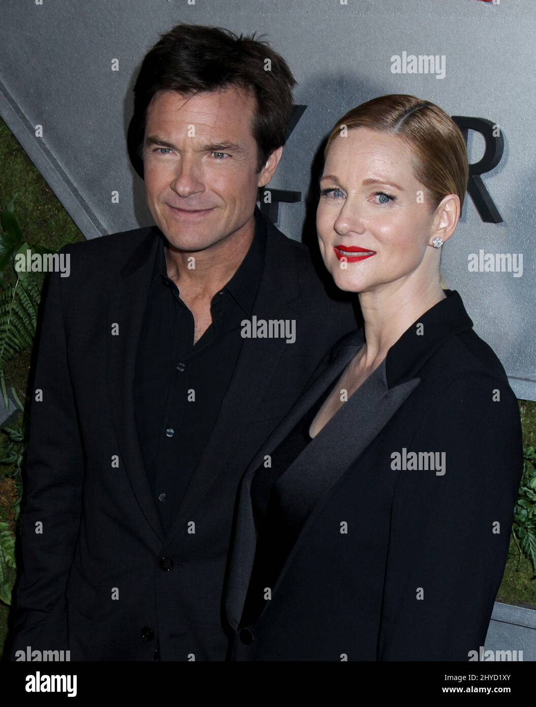 Jason Bateman & Laura Linney attending the New York premiere of Ozark ...