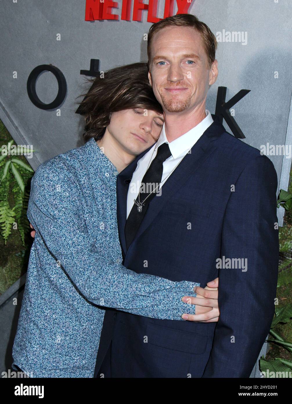 Charlie Tahan & Chris Baker attending the New York premiere of Ozark ...