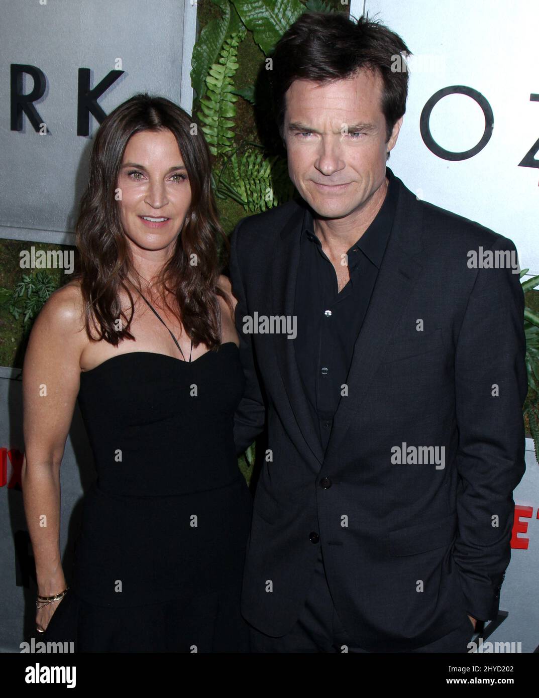 Jason Bateman & wife Amanda Anka attending the New York premiere of ...