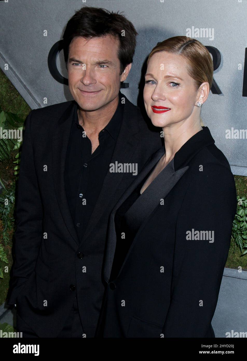 Jason Bateman & Laura Linney attending the New York premiere of Ozark ...