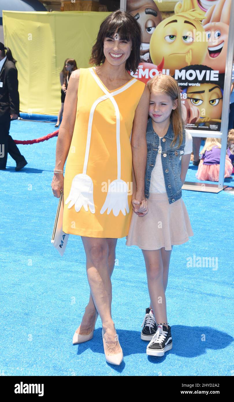 Constance Zimmer and Colette Zoe attending The Emoji Movie World ...