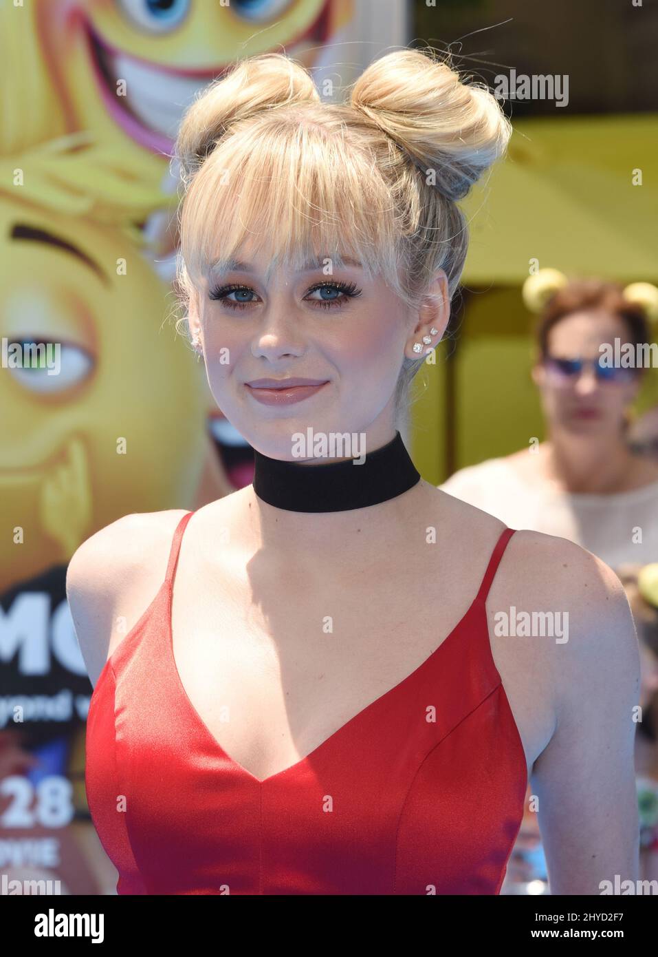 DeVore Ledridge attending The Emoji Movie World Premiere held at the ...