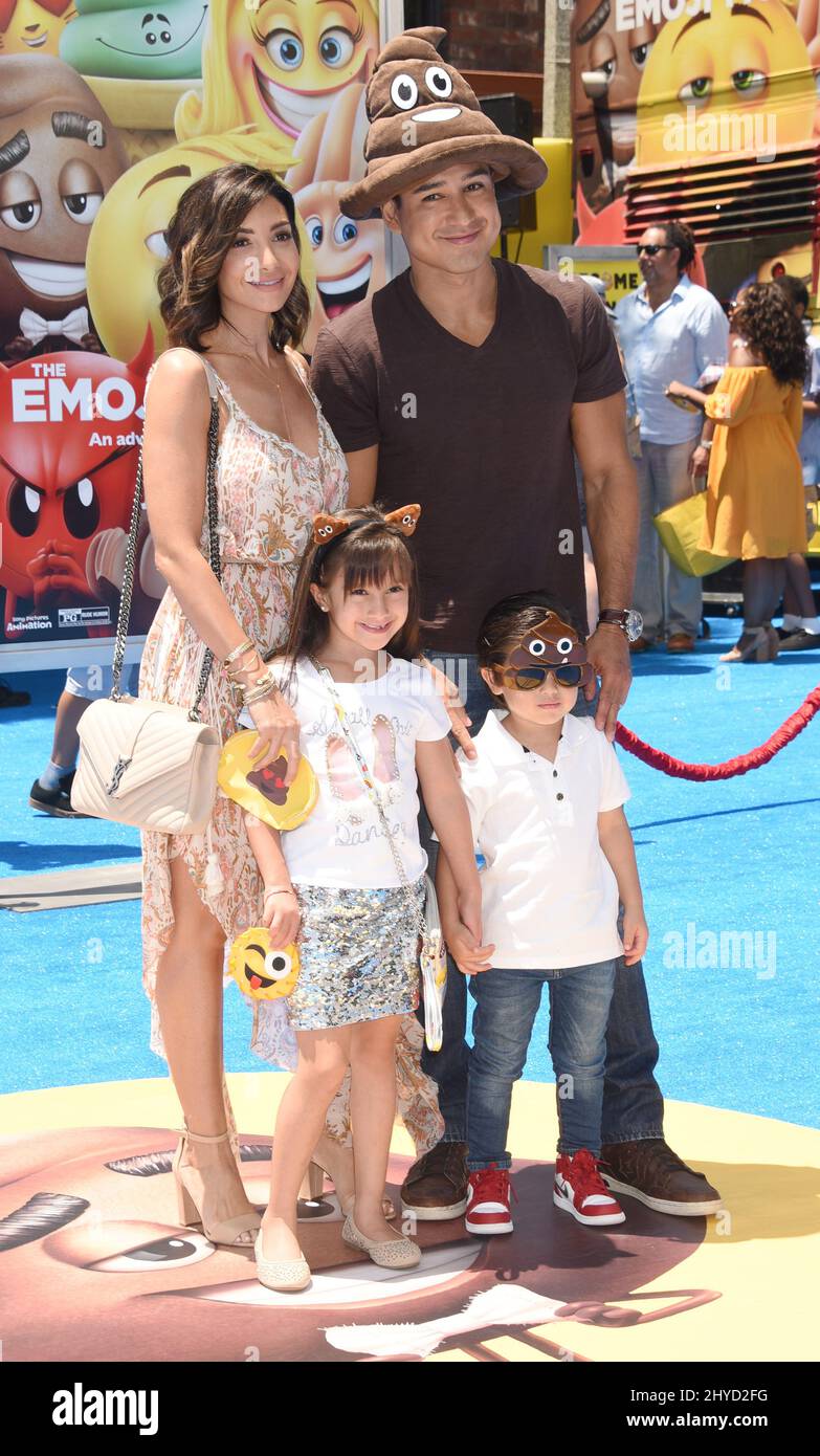 Mario Lopez, Courtney Mazza, Gia Lopez and Dominic Lopez attending The ...