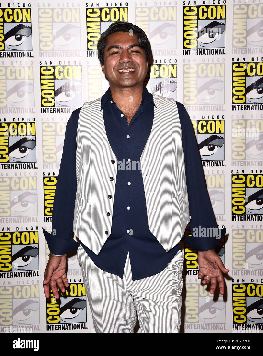 Arvind Ethan David attending the BBC America's "Dirk Gently's Holistic ...