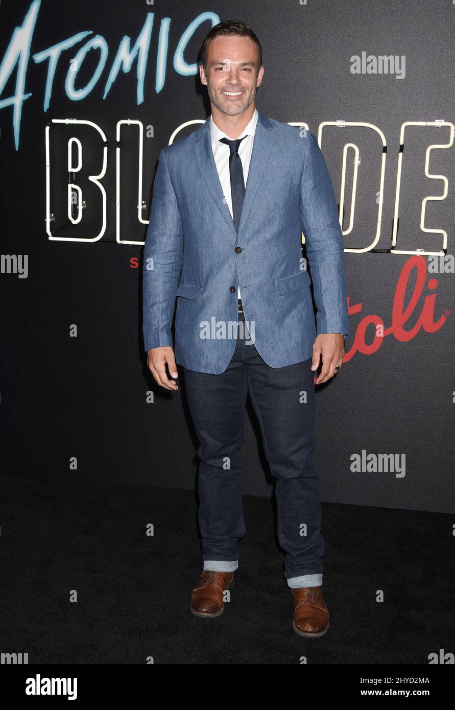 Greg Rementer attending Atomic Blonde' American Premiere held at the ...