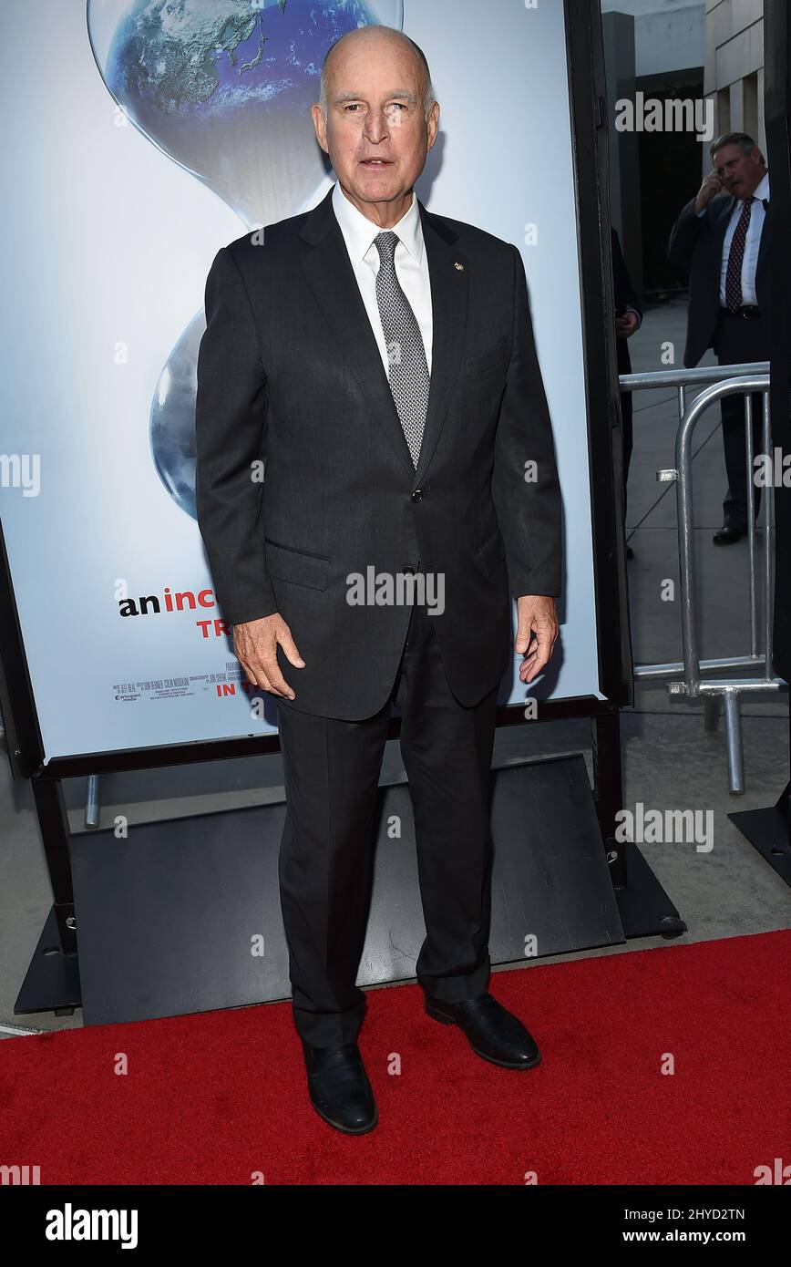 Jerry Brown attending the "An Inconvenient Sequel: Truth to Power ...