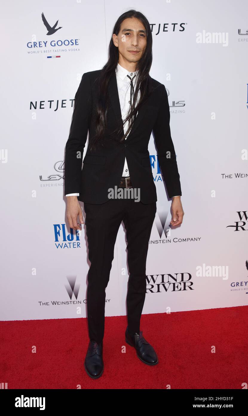 Tokala Clifford attends the 'Wind River' Los Angeles Premiere held at ...