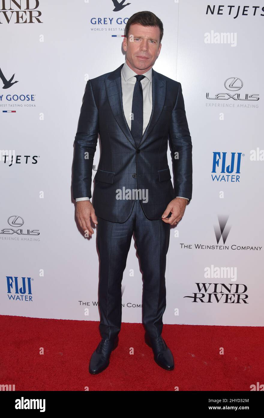 Taylor Sheridan attends the 'Wind River' Los Angeles Premiere held at ...