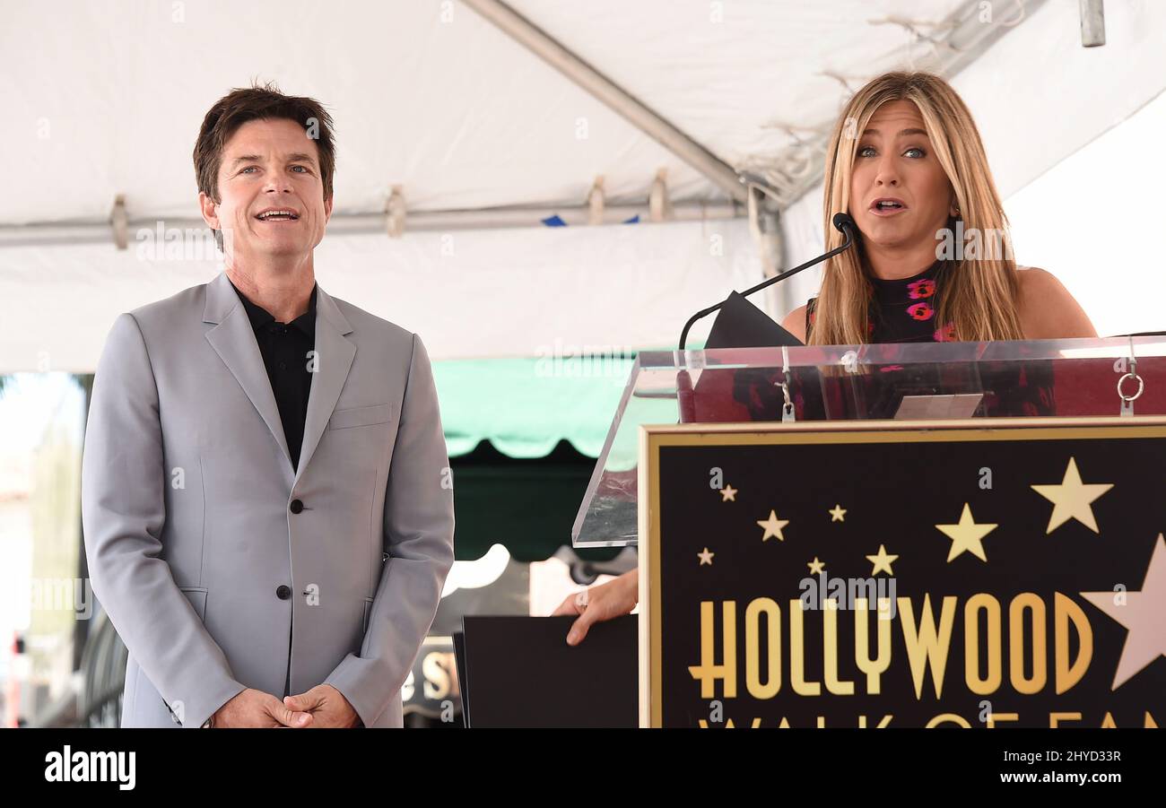 Jason Bateman and Jennifer Aniston attends the Jason Bateman Hollywood ...
