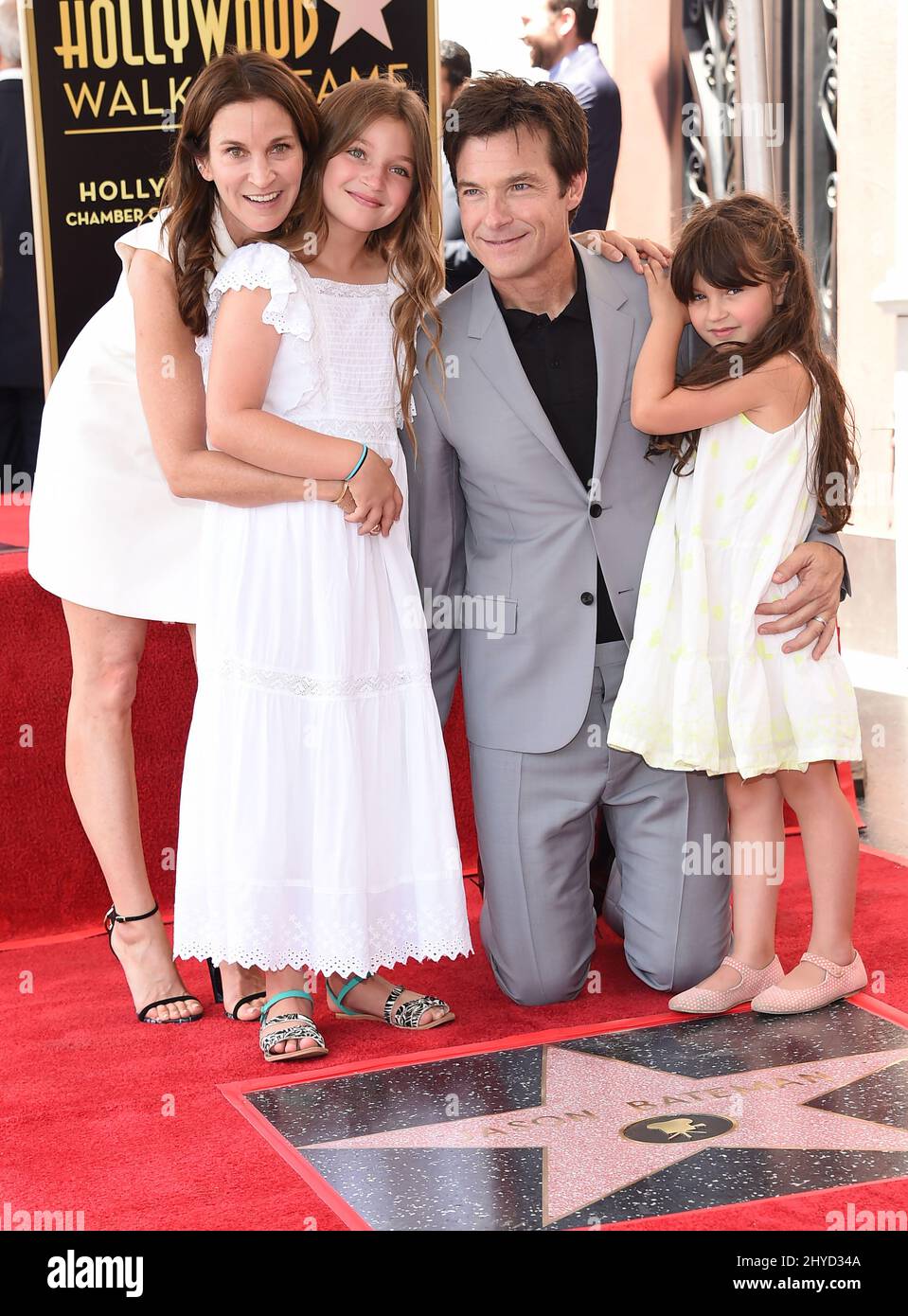Jason Bateman, Amanda Anka, Francesca Bateman and Maple Bateman attends ...