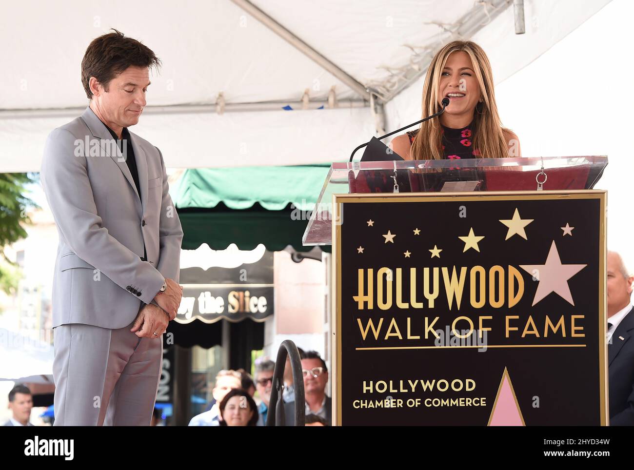 Jason Bateman and Jennifer Aniston attends the Jason Bateman Hollywood ...