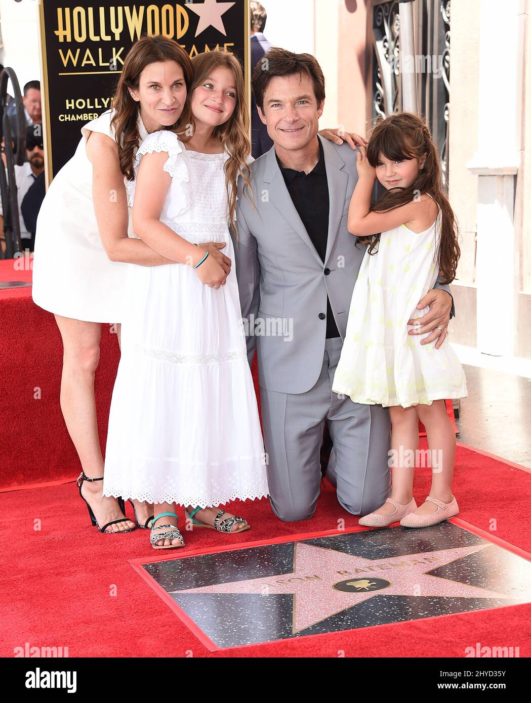 Jason Bateman, Amanda Anka, Francesca Bateman and Maple Bateman attends ...
