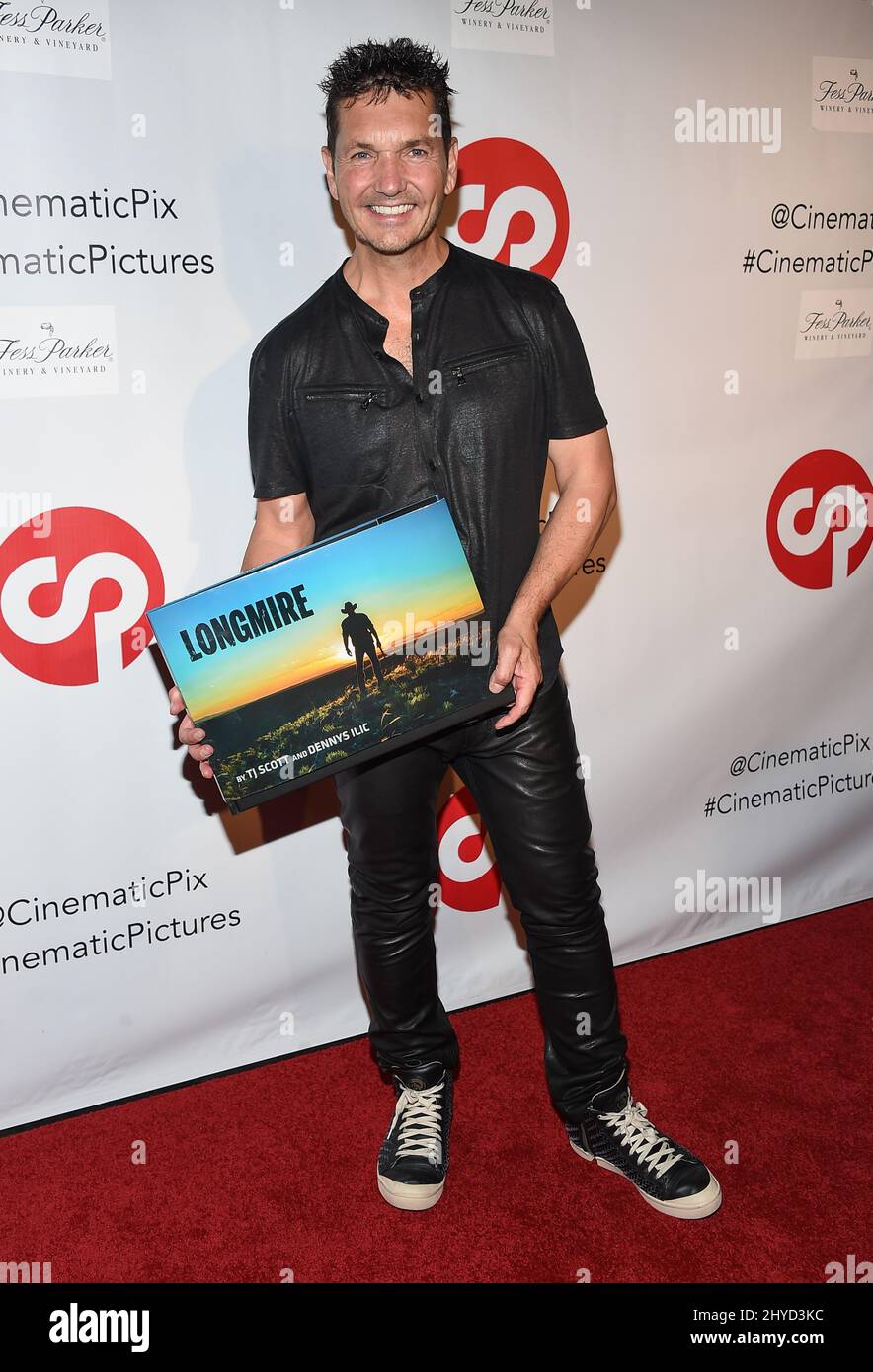 TJ Scott attending Longmire A Cinematic Pictures Book Launch held at ...