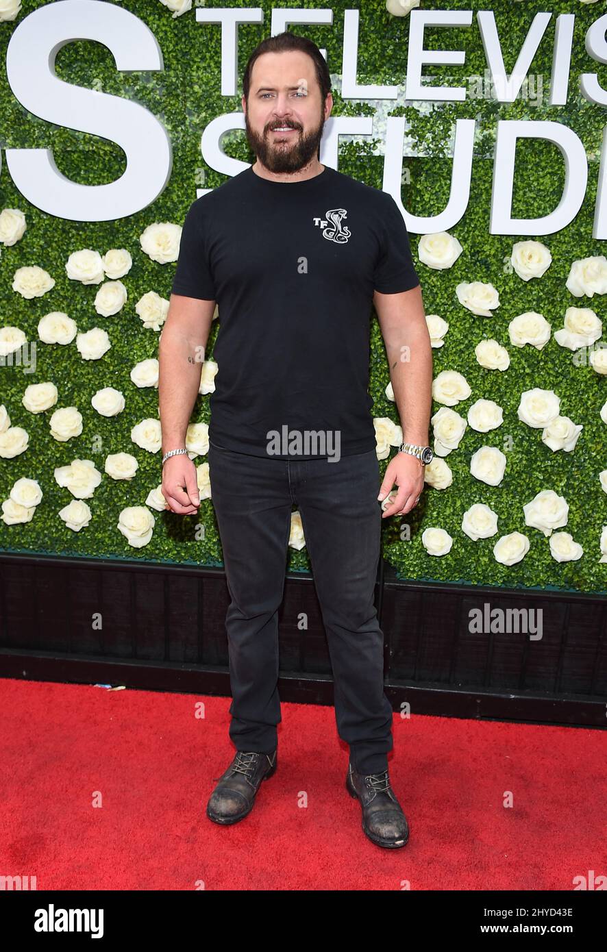 AJ Buckley arriving for the 2017 CBS Television Studios Summer TCA ...