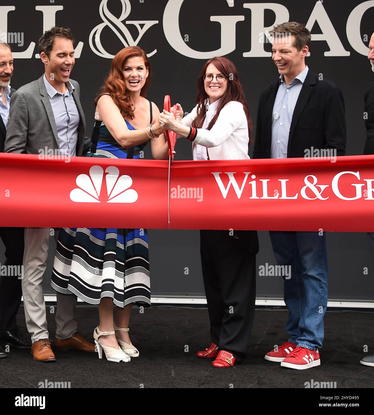 Eric McCormack, Debra Messing, Megan Mullally and Sean Hayes arriving ...