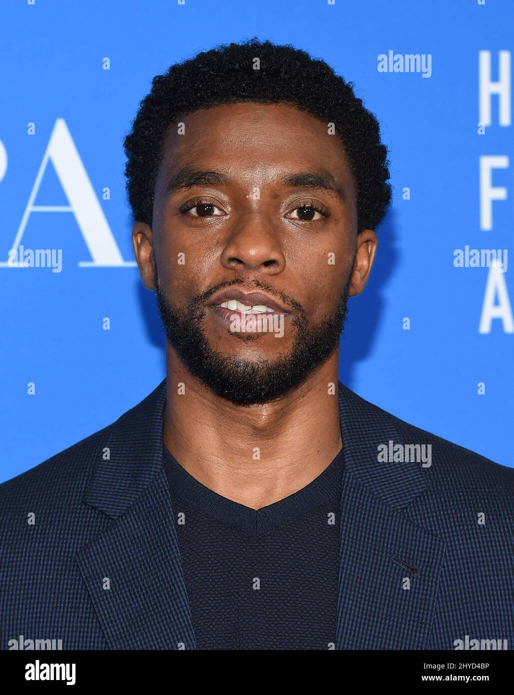 Chadwick Boseman arriving for the Hollywood Foreign Press Association's ...