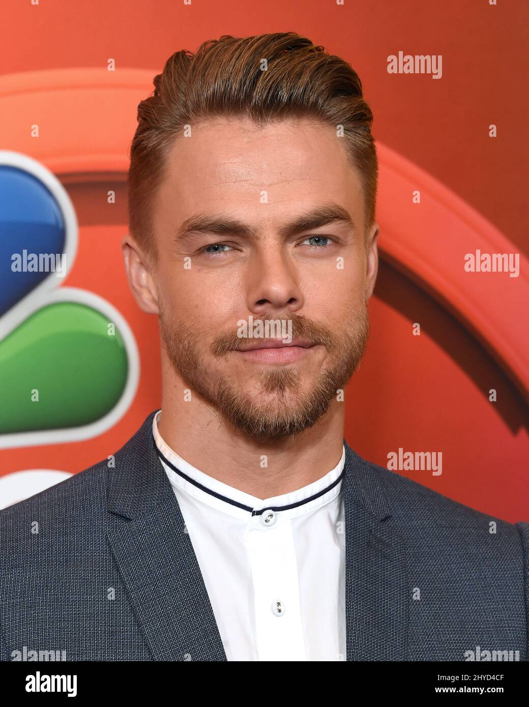 Derek Hough arriving to the NBC TCA Summer Press Tour 2017 held at the ...