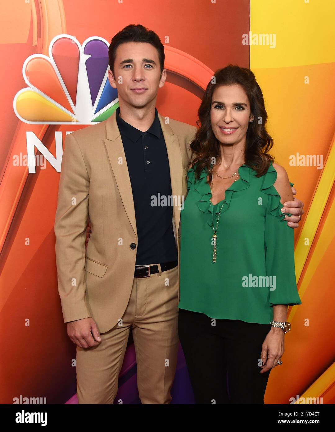 Billy Flynn and Kristian Alfonso arriving to the NBC TCA Summer Press ...