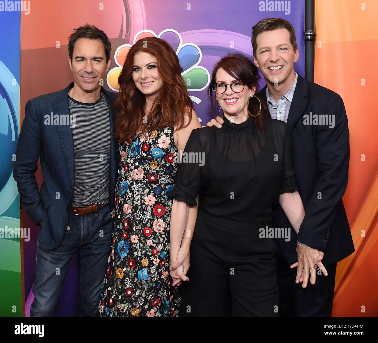Eric McCormack, Debra Messing, Megan Mullally and Sean Hayes arriving ...