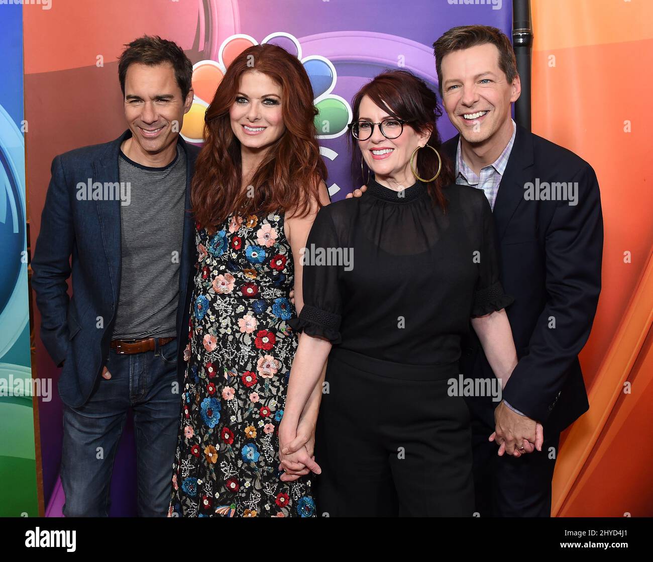 Eric McCormack, Debra Messing, Megan Mullally and Sean Hayes arriving ...