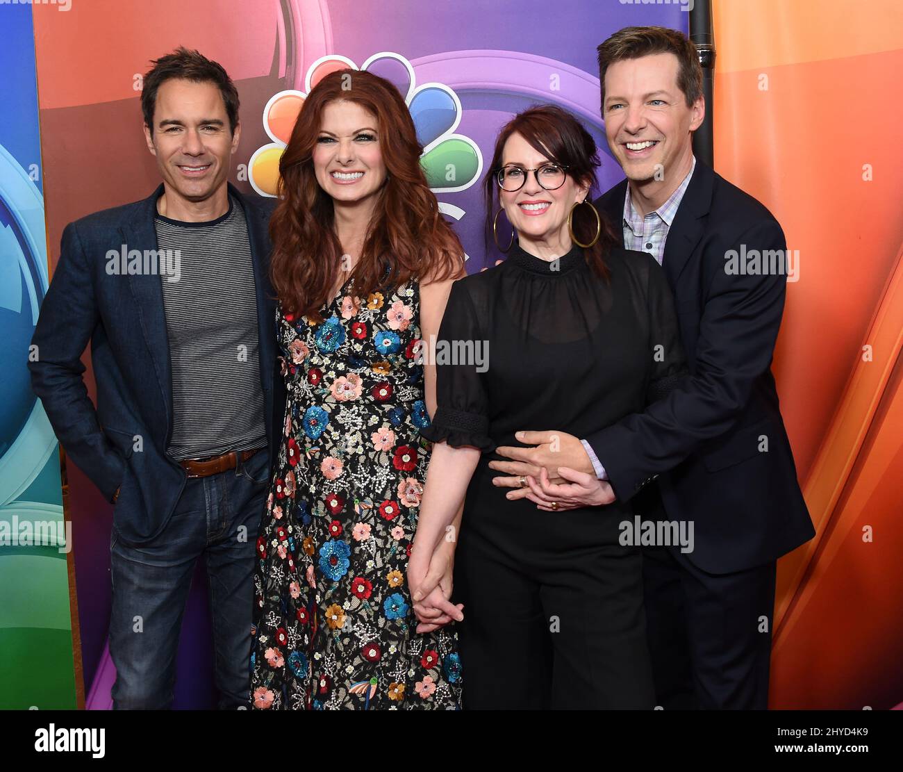 Eric McCormack, Debra Messing, Megan Mullally and Sean Hayes arriving ...