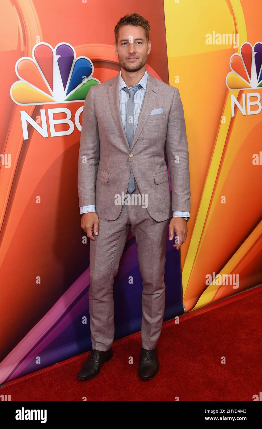 Justin Hartley arriving to the NBC TCA Summer Press Tour 2017 held at ...