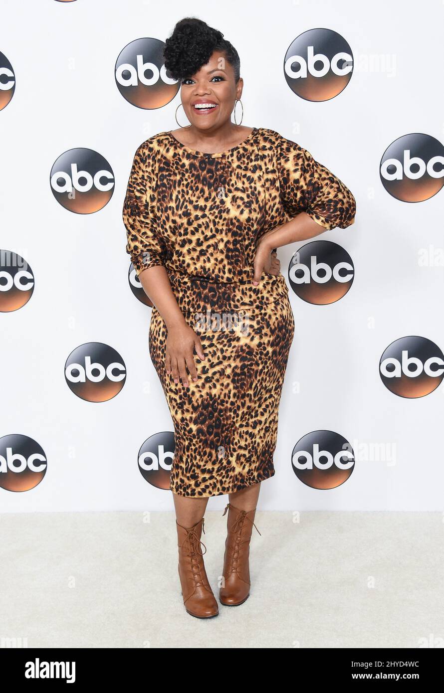 Yvette Nicole Brown arriving for the Disney ABC TCA Summer Press Tour ...