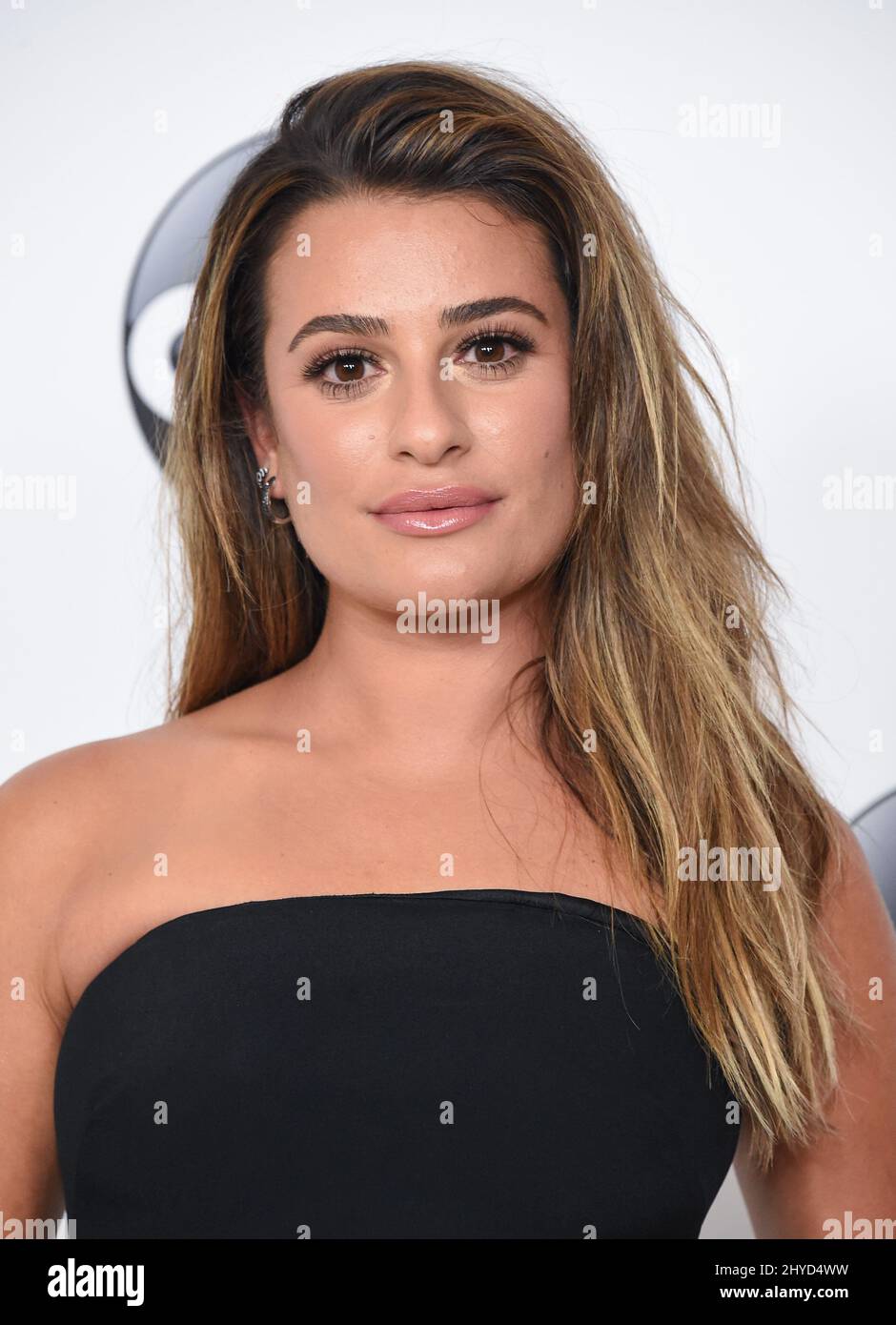 Lea Michele arriving for the Disney ABC TCA Summer Press Tour held at ...