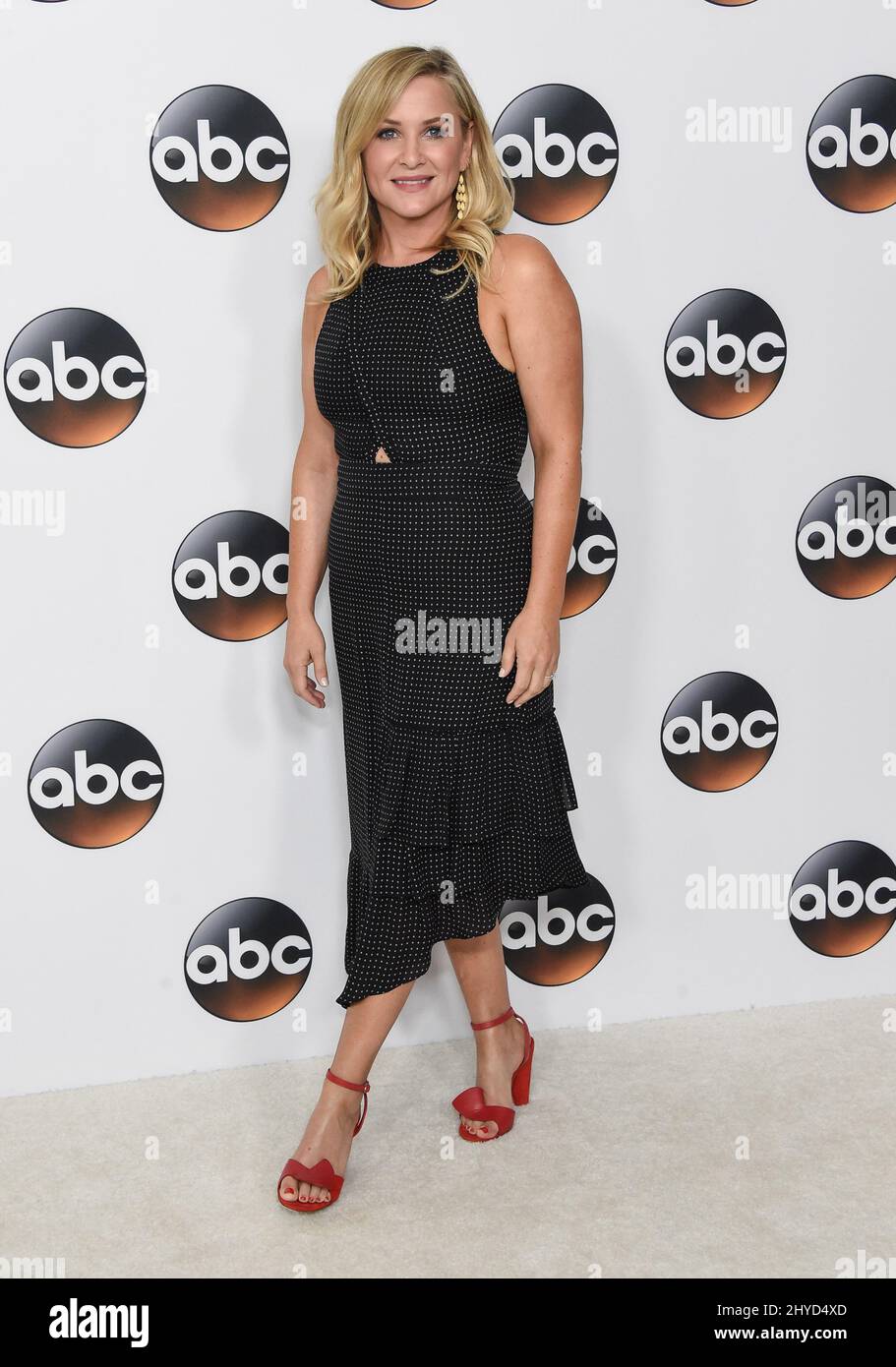 Jessica Capshaw arriving for the Disney ABC TCA Summer Press Tour held at the Beverly Hilton ...
