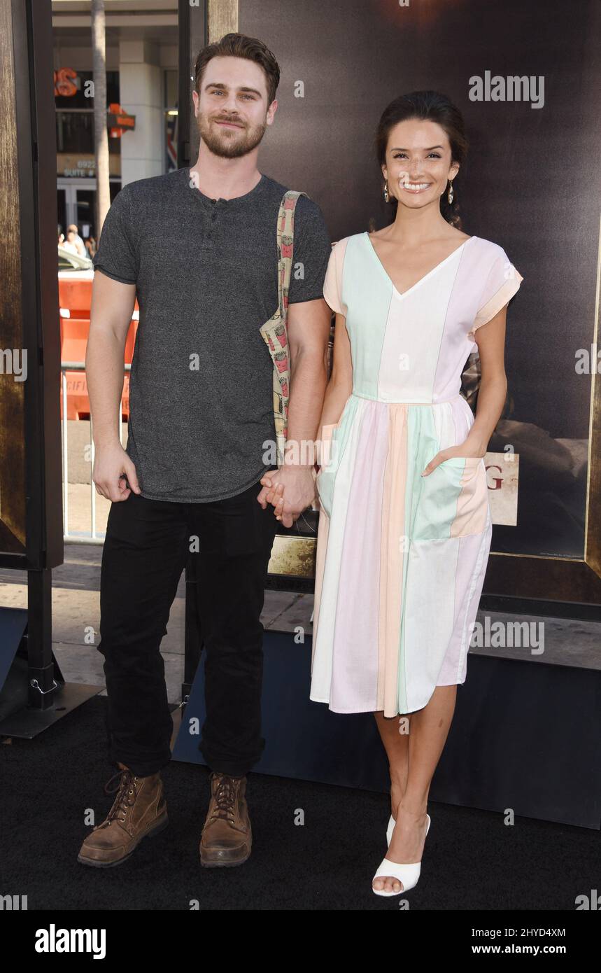 Grey Damon and Alice Greczyn attending New Line Cinema's 'Annabelle ...