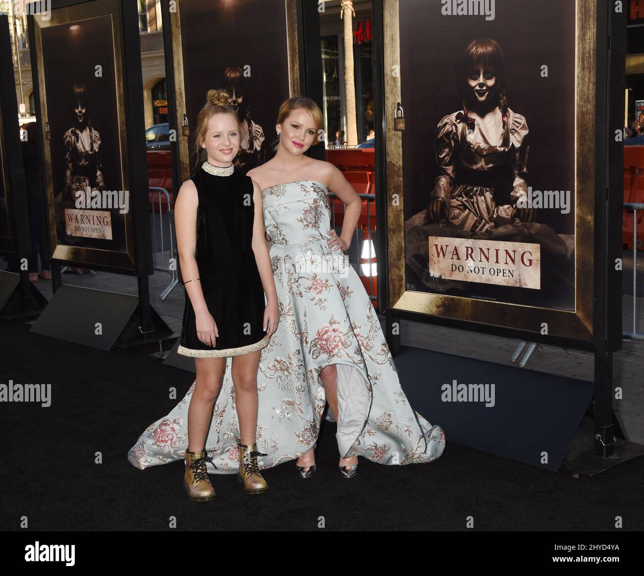 Lulu Wilson and Talitha Bateman attending New Line Cinema's 'Annabelle ...