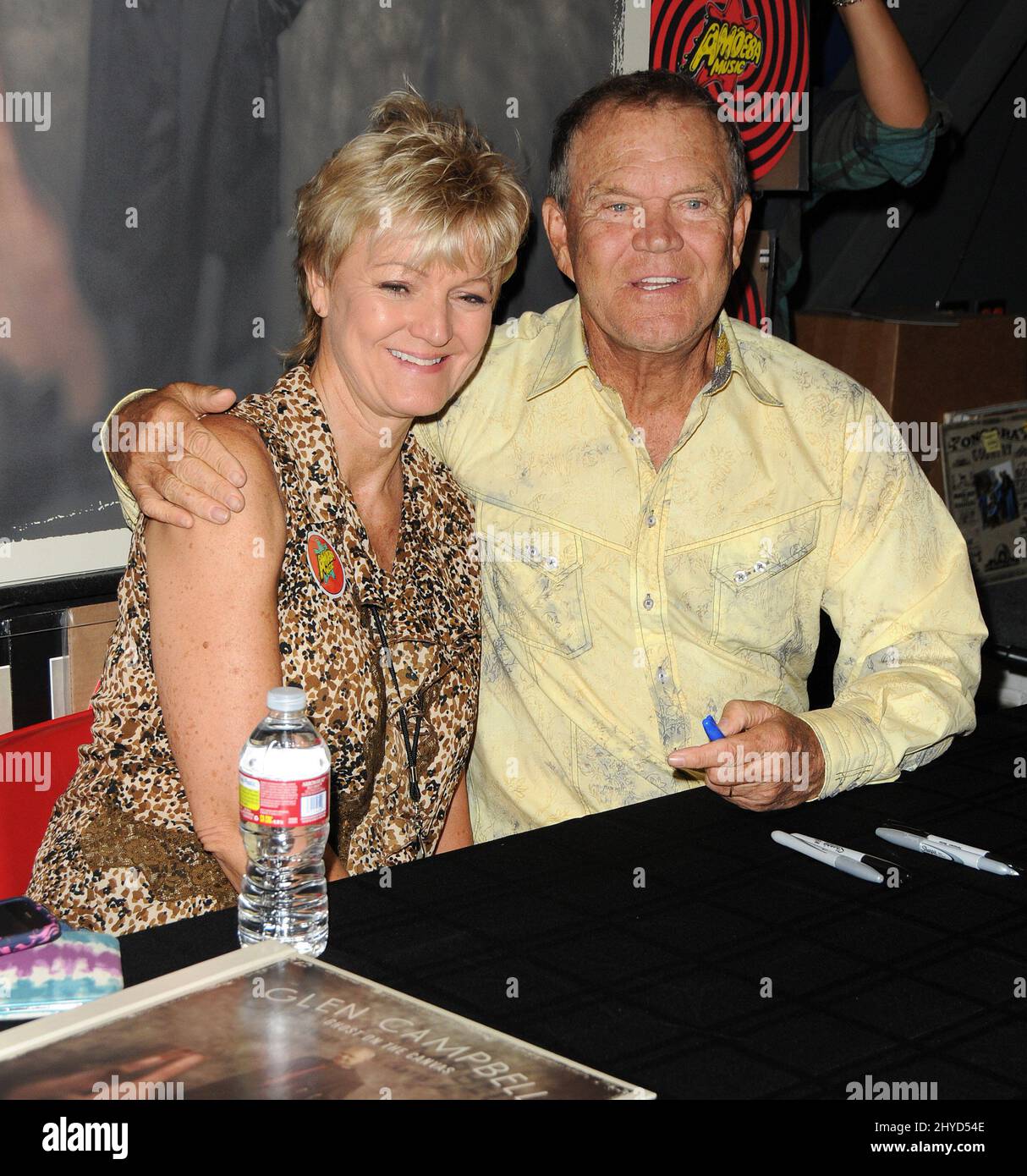 September 6, 2011 Hollywood, Ca. Glen Campbell and daughter Debbie ...