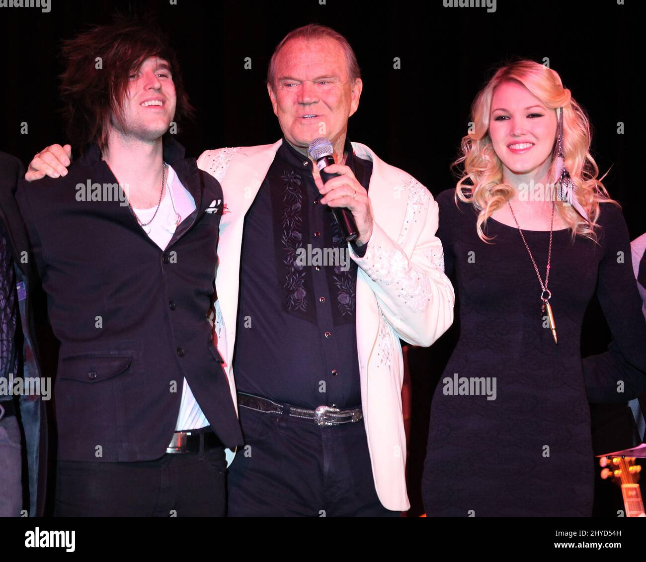 January 14, 2012 Bossier City, La. Glen Campbell and Cal Campbell and ...