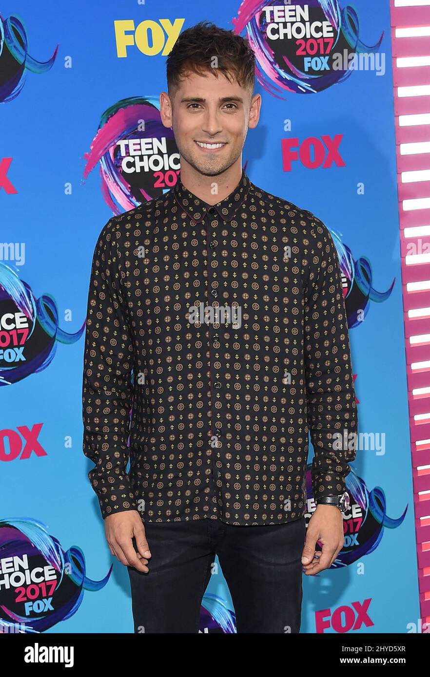 Jean-Luc Bilodeau attending the 2017 Teen Choice Awards held at The ...