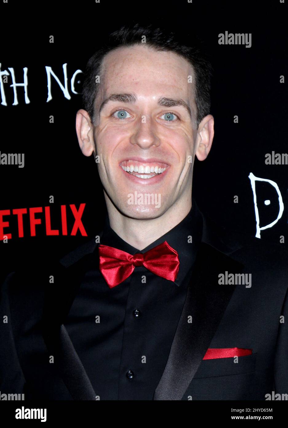 Jason Liles attending the 'Death Note' premiere held at AMC Loews ...