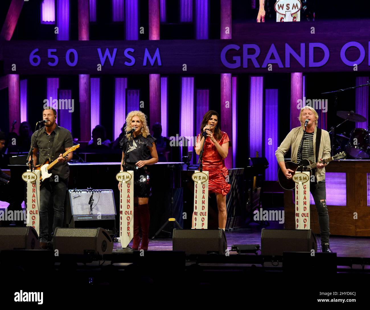 Little Big Town on stage during the Grand Ole Opry Total Eclipse Show ...