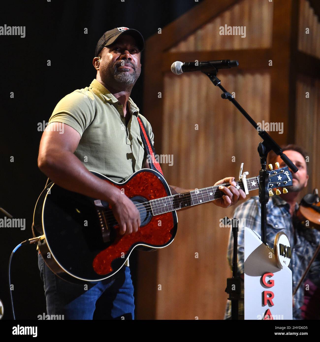 Darius Rucker on stage during the Grand Ole Opry Total Eclipse Show at ...