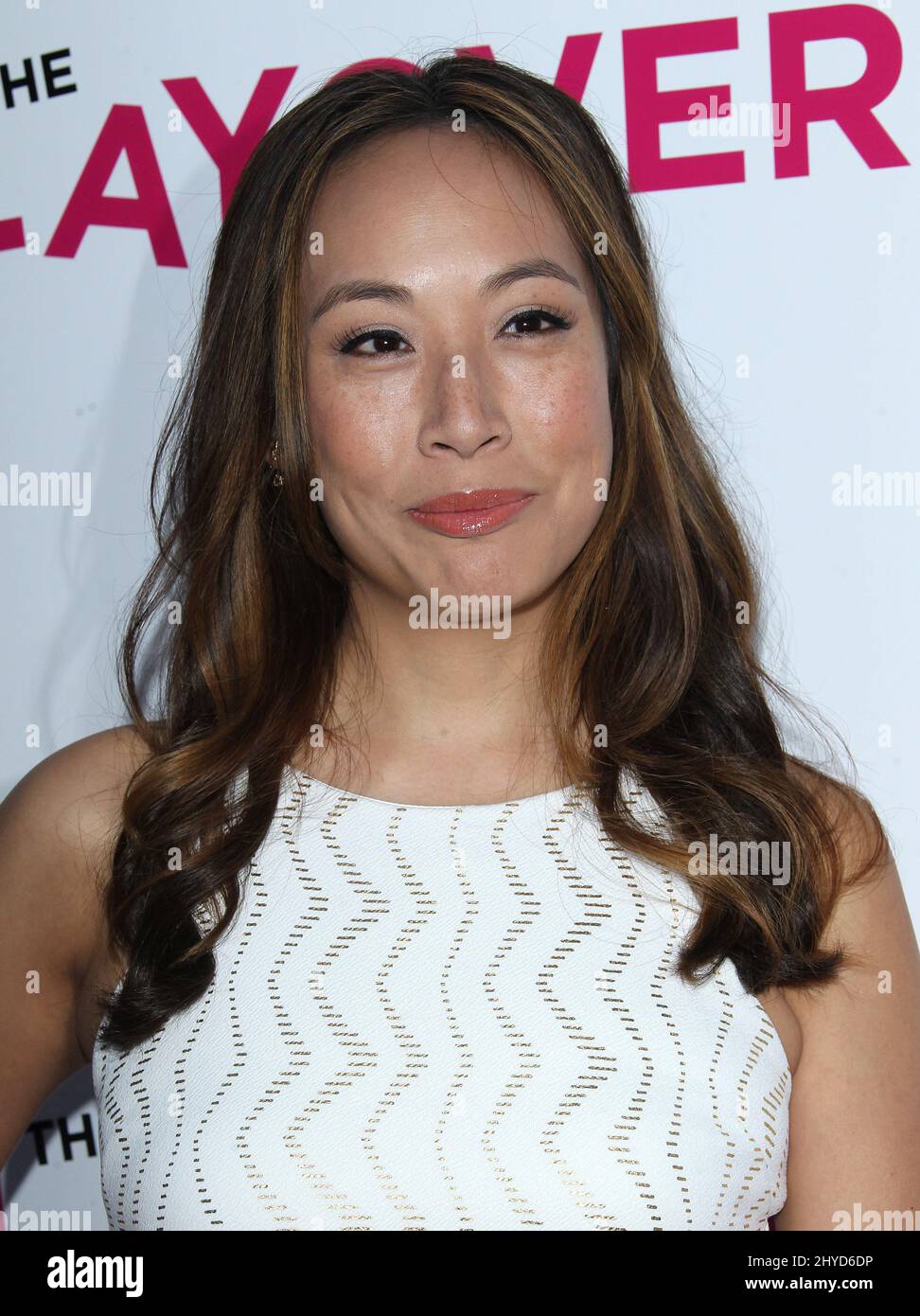 Elizabeth Ho attending the premiere of The Layover in Los Angeles ...