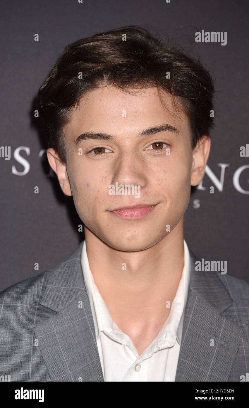 Anthony Tupel attending the premiere of The Layover in Los Angeles ...