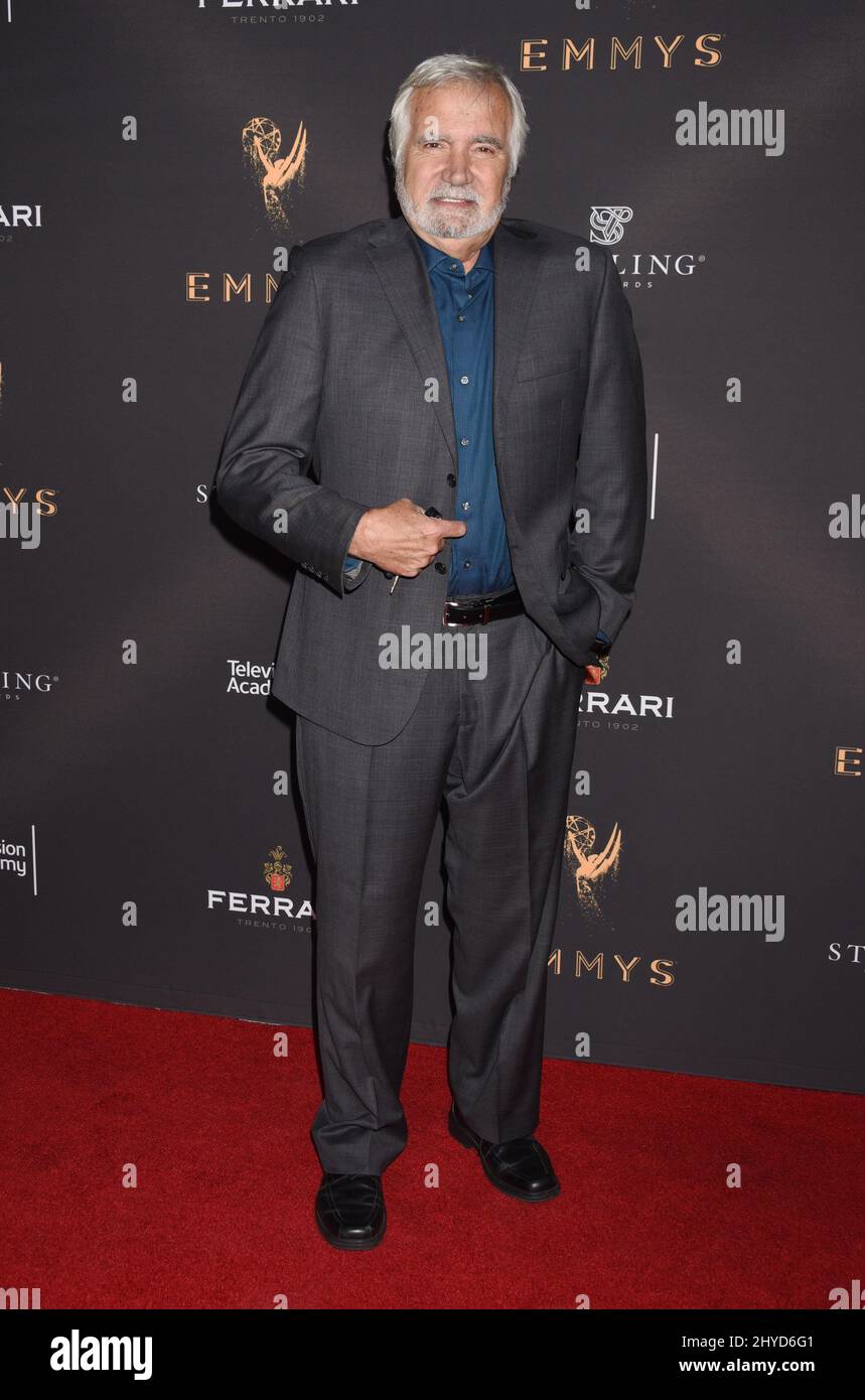 John McCook attending the premiere of The Layover in Los Angeles ...