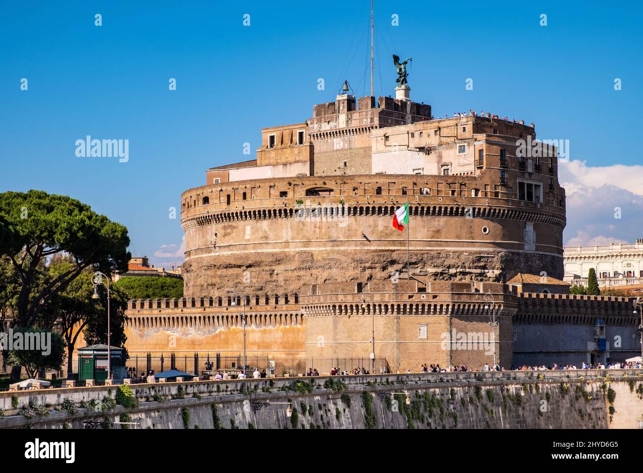 Rome, Italy - May 25, 2018: Castel Sant'Angelo fortress, Castle of the ...