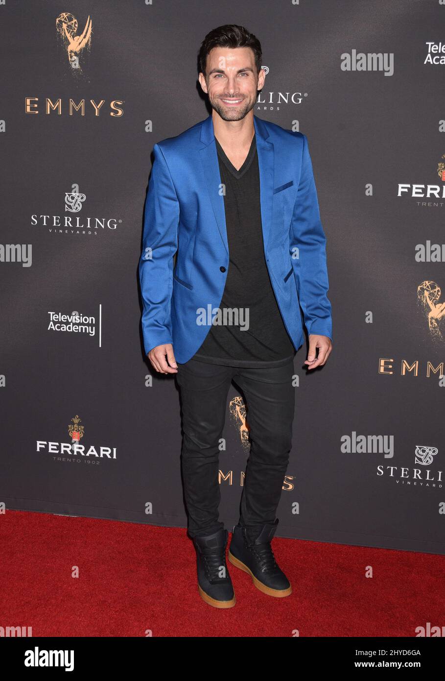 Erik Fellows attending the premiere of The Layover in Los Angeles ...