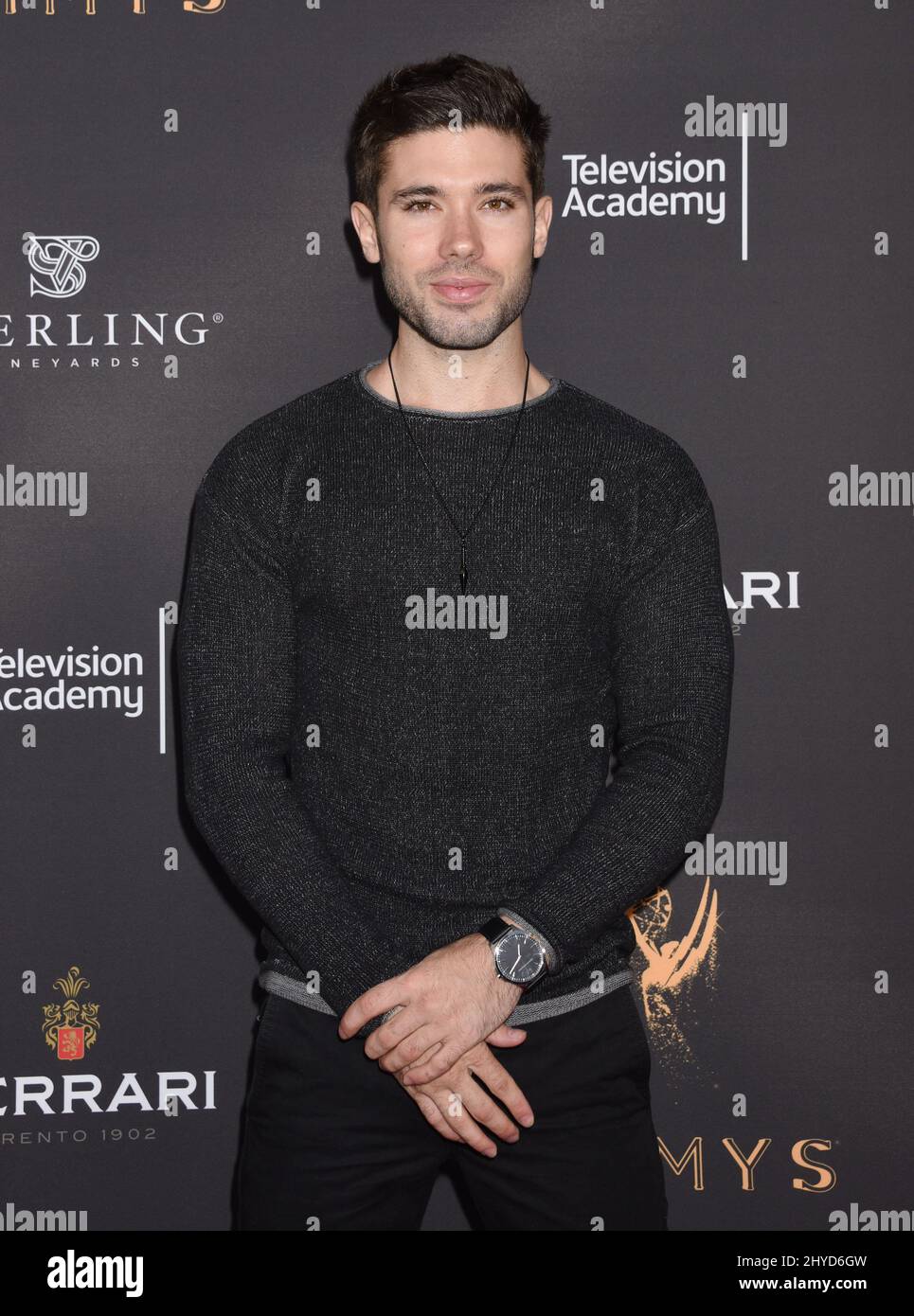 Kristos Andrews attending the premiere of The Layover in Los Angeles ...